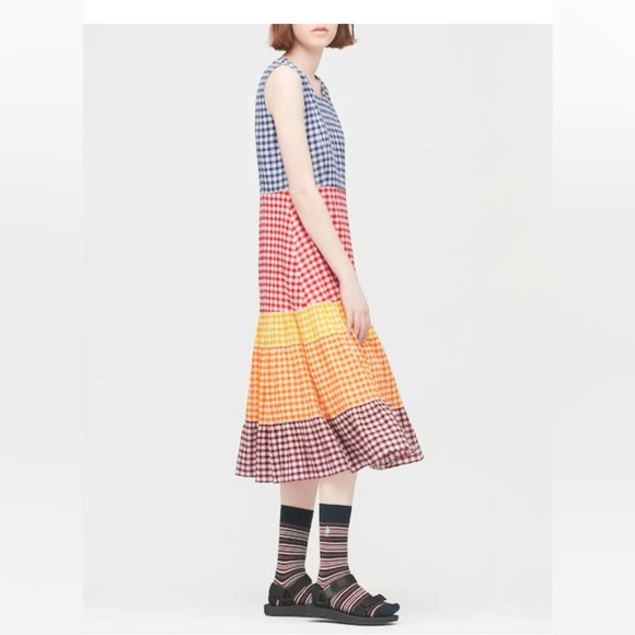 Uniqlo | Dresses | Uniqlo X J W Andersson Gingham Maxi | Poshmark